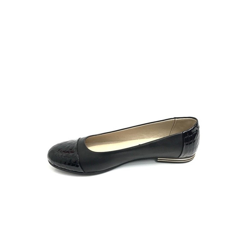 Balerini Negri cu Lac Talpa Joasa - Fabricat in Romania - Mateo Shoes ...