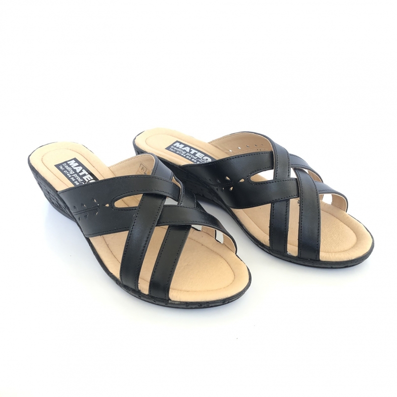 Papuci Dama din Piele Naturala - Fabricati in Romania - Mateo Shoes